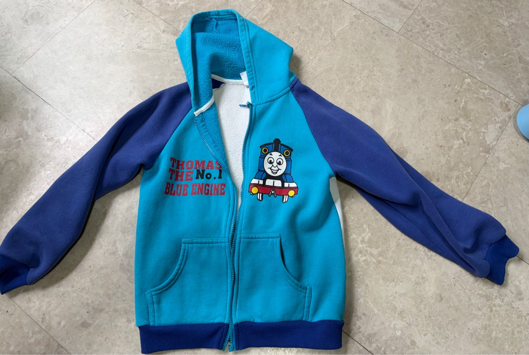 Thomas the Tank Engine Hoodie - Kids Size, Babies & Kids, Babies & Kids ...