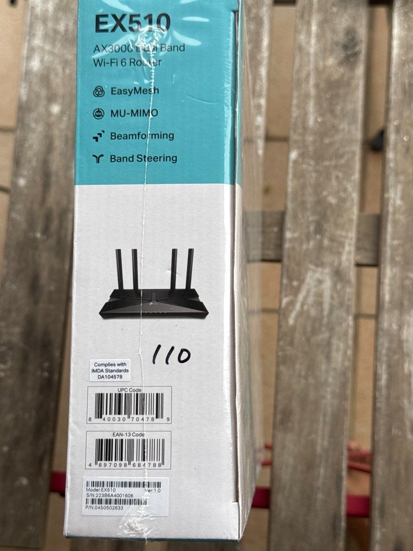 TP-Link EX510 AX3000 Dual Band Wi-Fi 6 Router, Computers & Tech, Parts ...