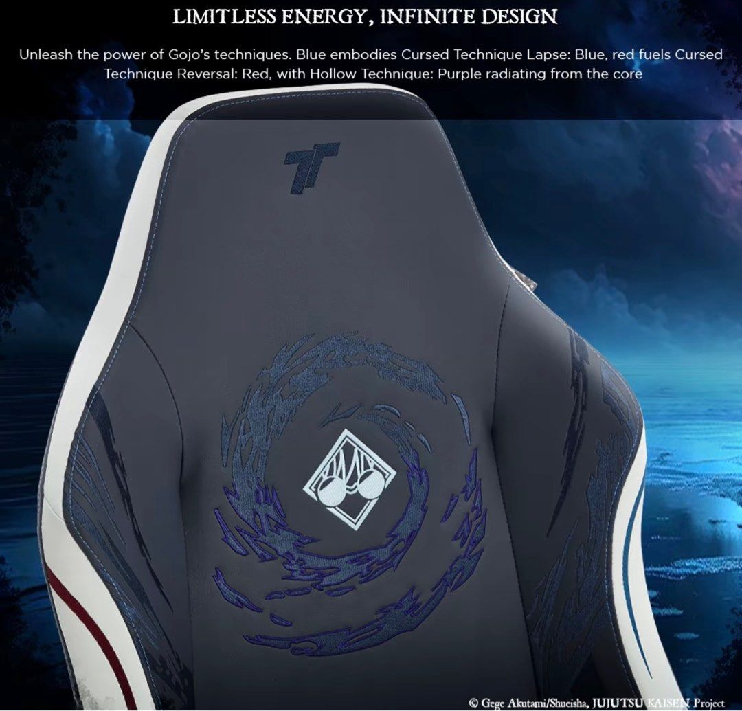 TRacing Maxx Gojo Edition Gaming Chair | Jujutsu Kaisen Collection ...