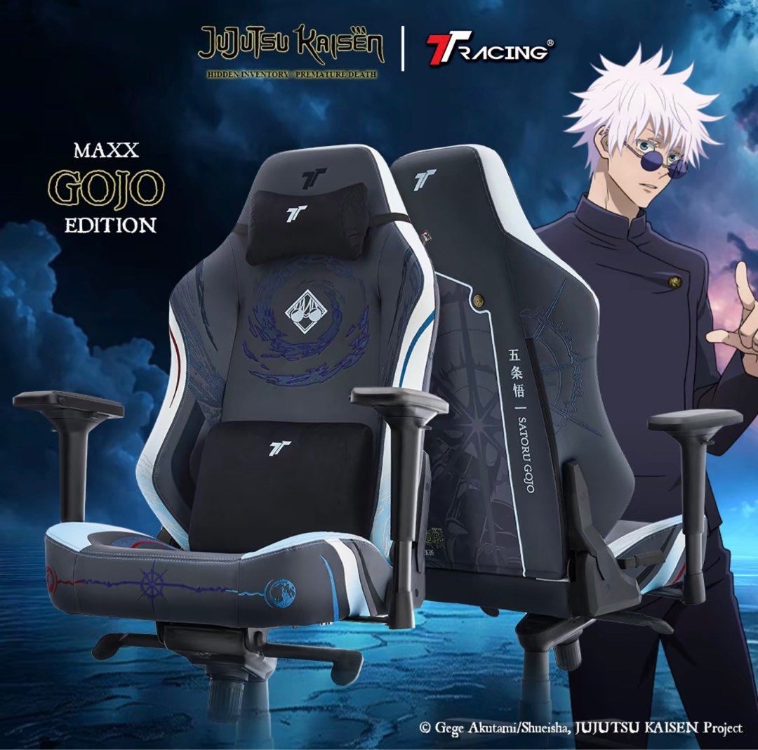 TRacing Maxx Gojo Edition Gaming Chair | Jujutsu Kaisen Collection ...