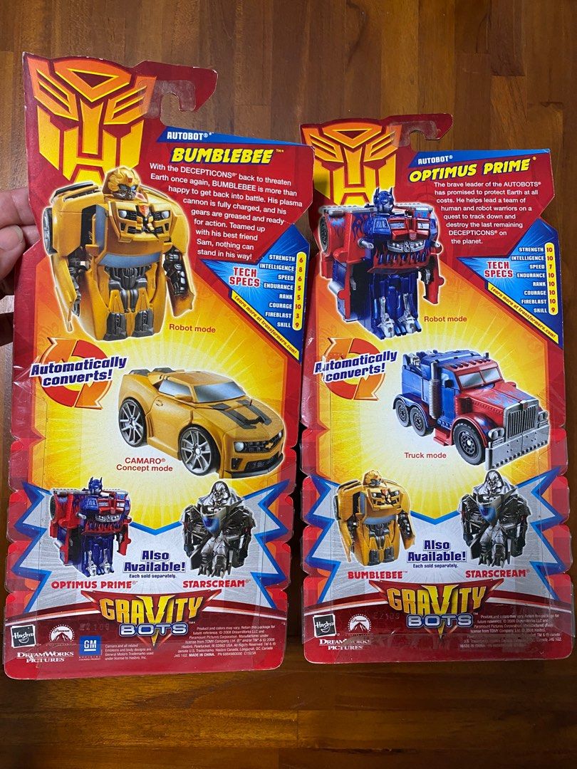Transformers Revenge of the Fallen Gravity Bots, Hobbies & Toys, Toys ...