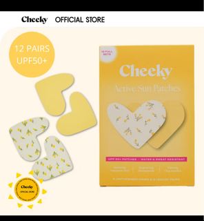 Cheeky Active Sun Patches - 12 Full Sets, Beauty & Personal Care, Bath ...