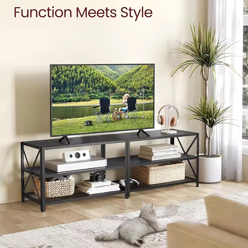 TV Console Layers Cabinet | Wooden Television Front Centre Living Room ...