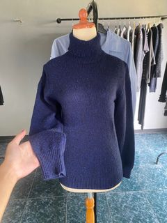 Sweater Rajut Uniqlo Hijau Muda Lengan Panjang / Uniqlo Long Sleeves ...