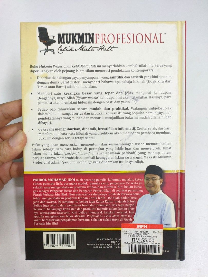 [Used] (Hardcover) Mukmin Profesional by Pahrol Mohamad Juoi (Buku ...