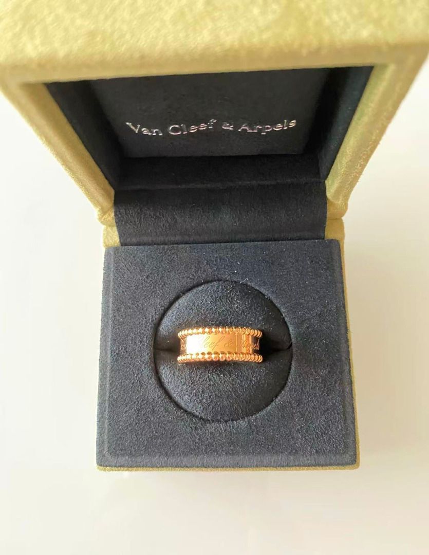 Van Cleef & Arpels Perlée Signature Ring, Women's Fashion, Jewelry ...