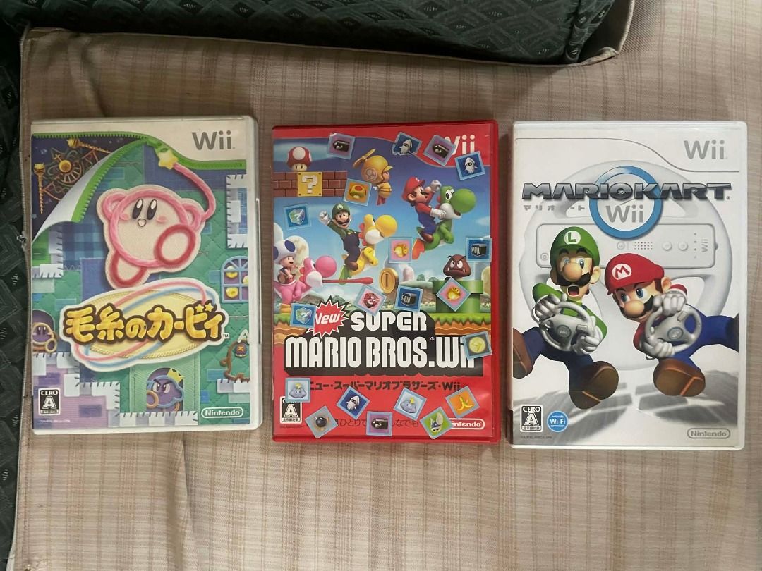 Wii Games - Kirby, Super Mario Bros, Mario Kart, Video Gaming, Video ...