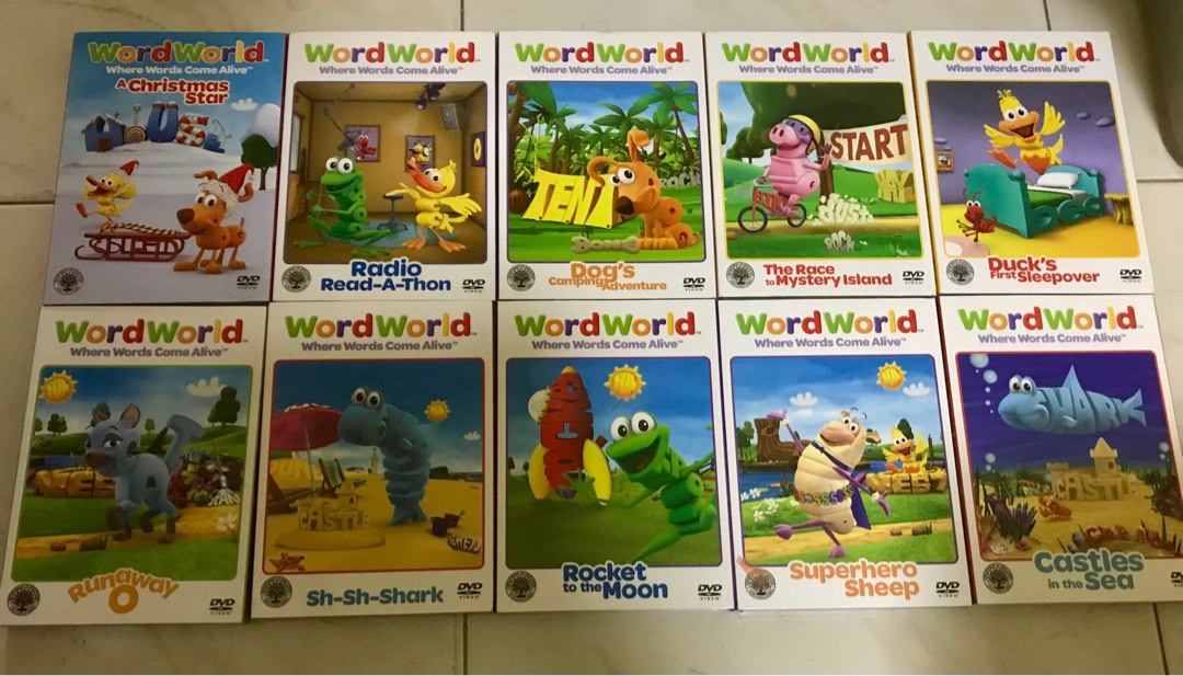 Word World DVDs - Learn Phonics the Fun Way!, Hobbies & Toys, Music ...