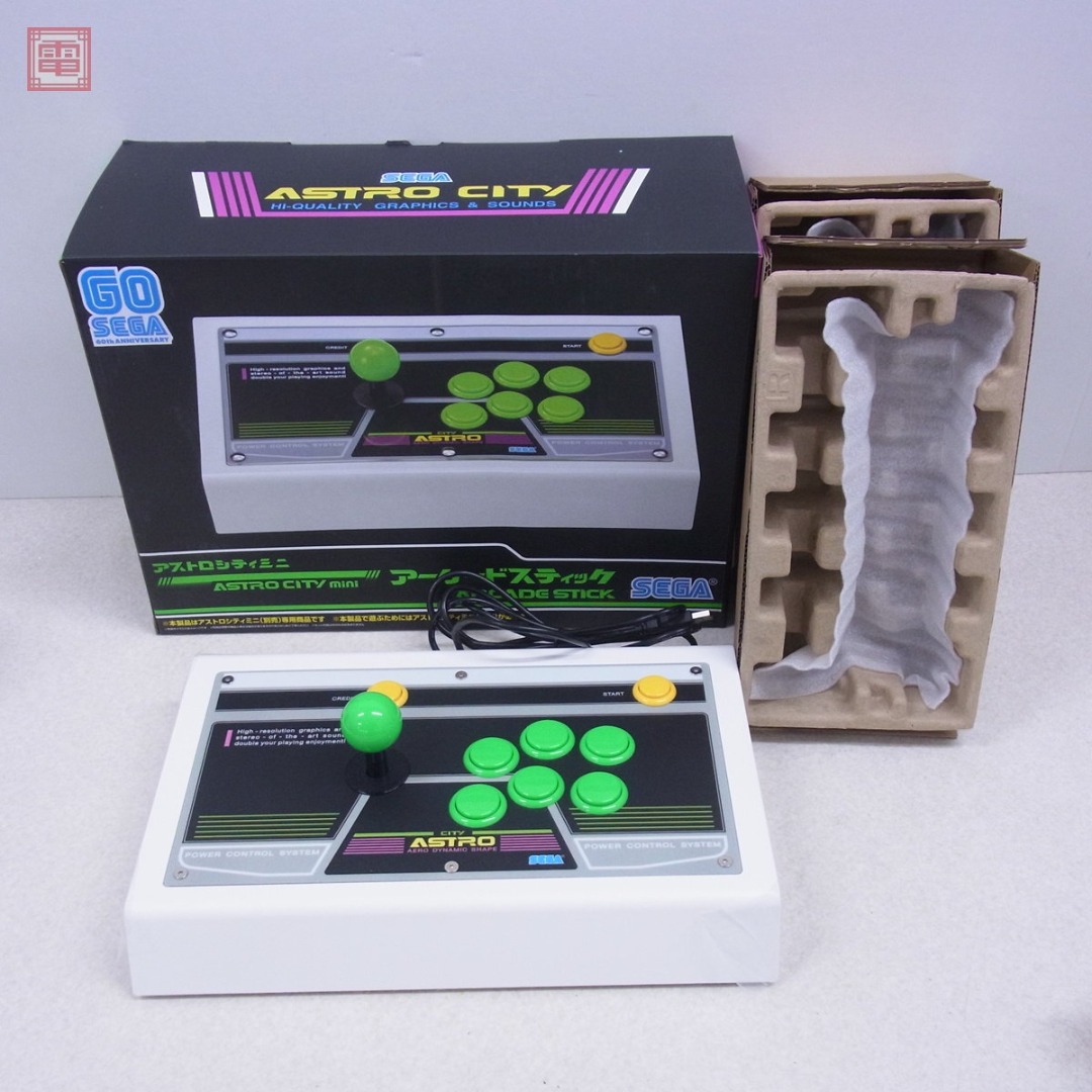 Working Sega Astro City Mini Arcade Stick ACS-1003 with Box (20, Video ...