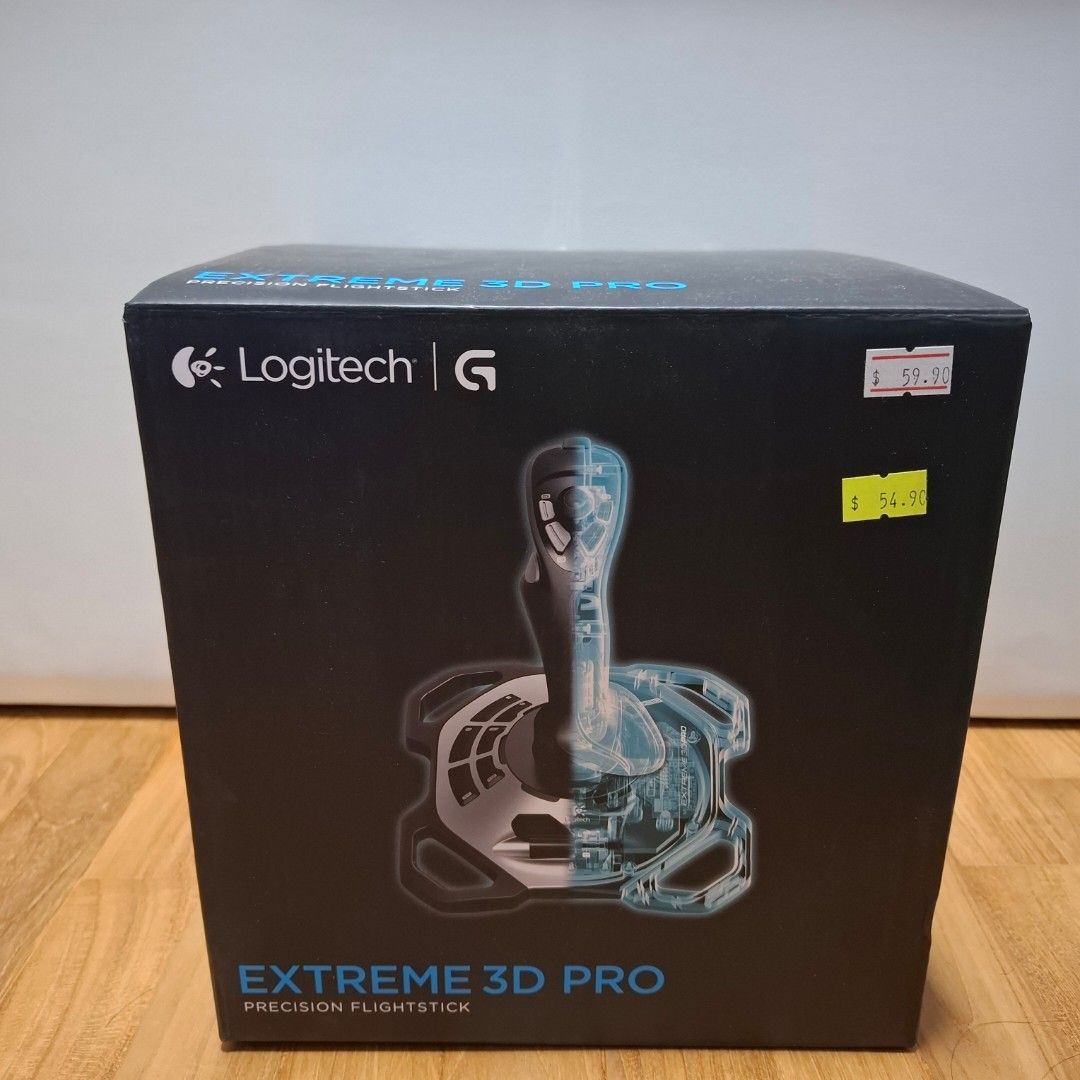 Logitech Extreme 3D PRO precision flight stick, Video Gaming, Gaming ...