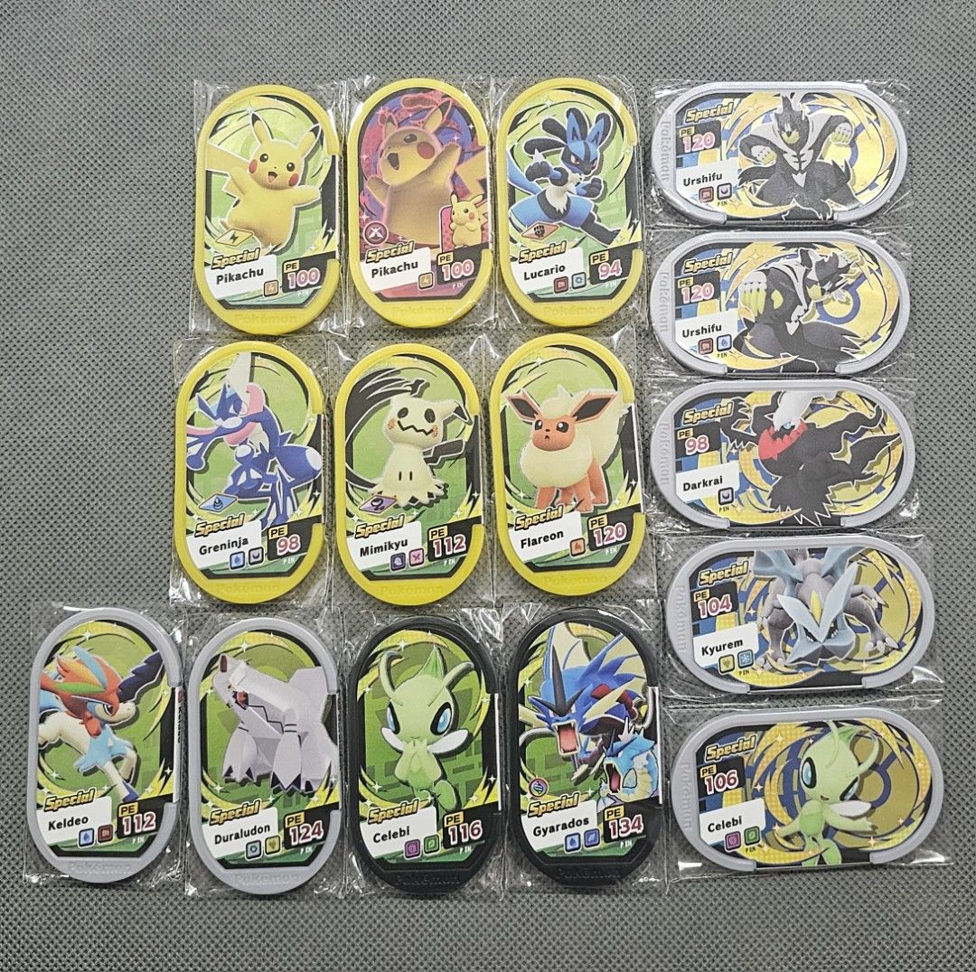 (WTS) Pokemon Mezastar Promotional Event Special Meza Tags - Unsealed ...