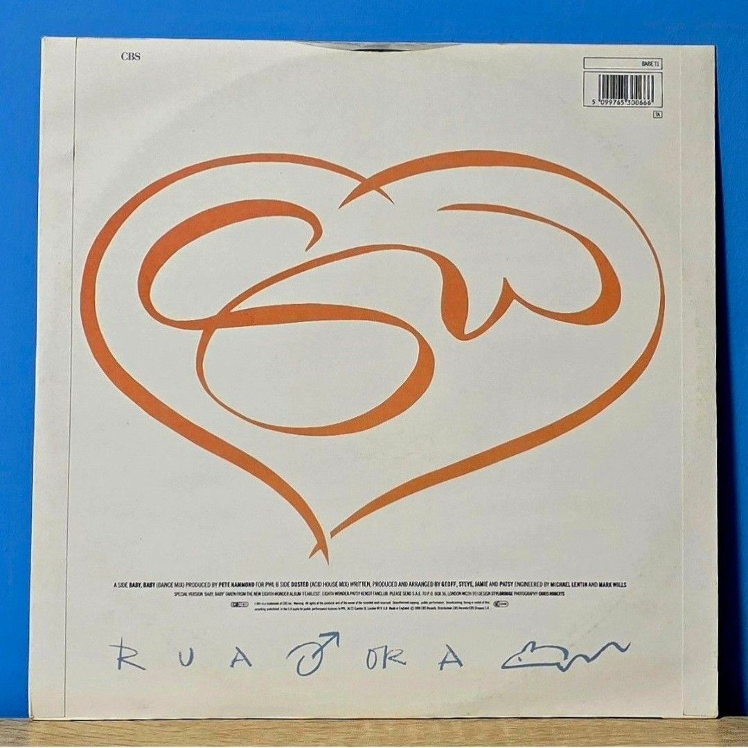 12" : Eighth Wonder - Baby Baby (Dance Mix), Hobbies & Toys, Music ...