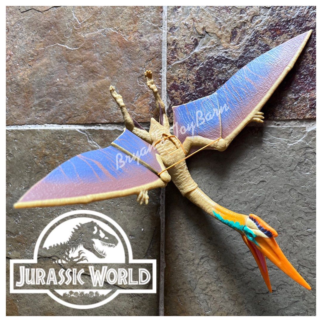 12x15 inch Jurassic World / Park Quetzalcoatlus Mega Dual Attack with ...