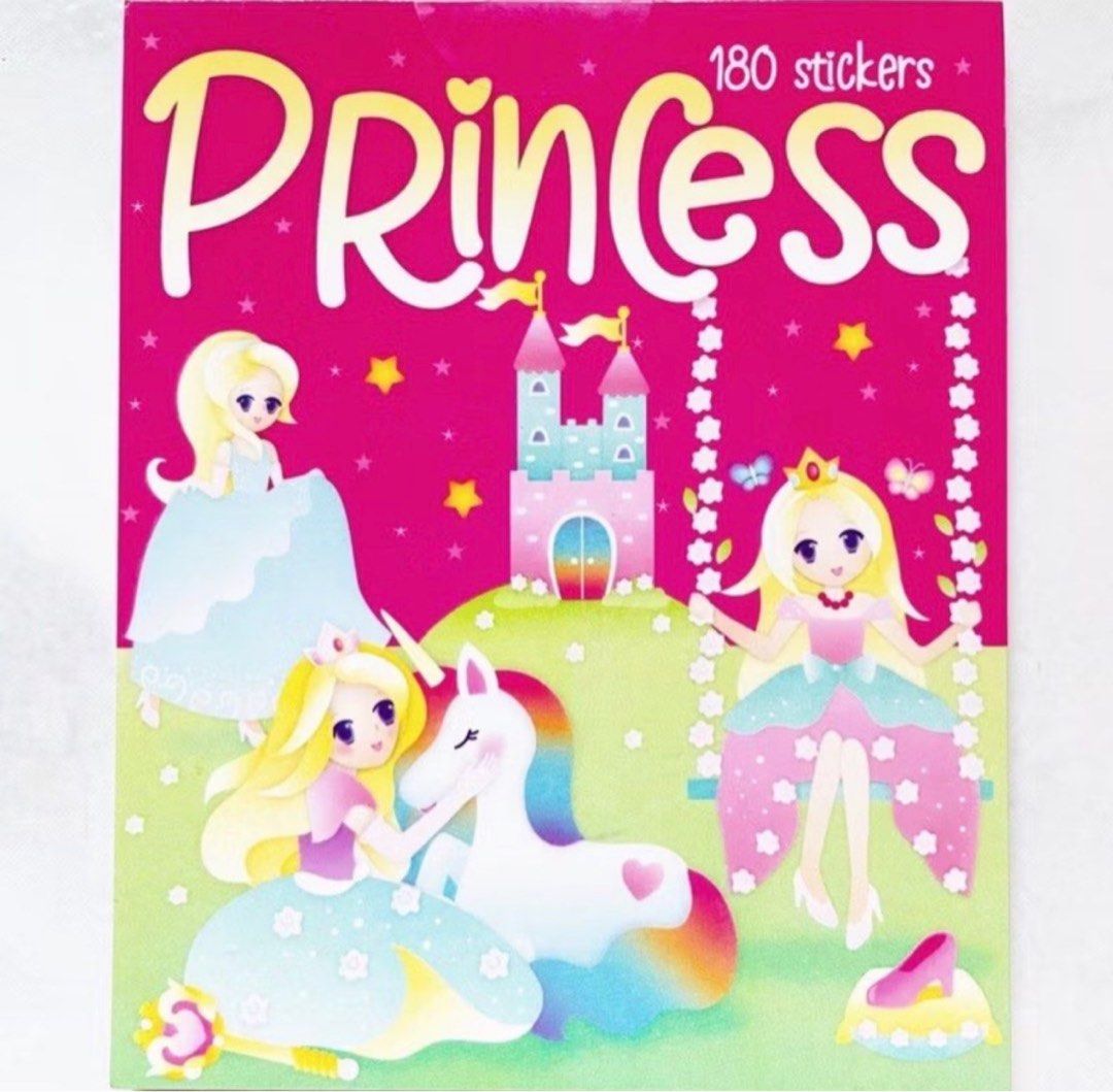 180 Mini Princess Sticker, Hobbies & Toys, Stationery & Craft, Other ...