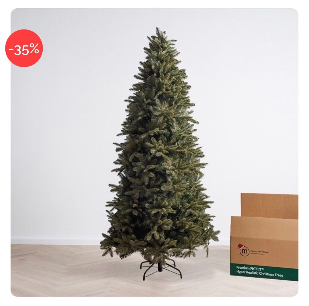 1.8m 6ft Mason Christmas Tree, Furniture & Home Living, Home Decor ...