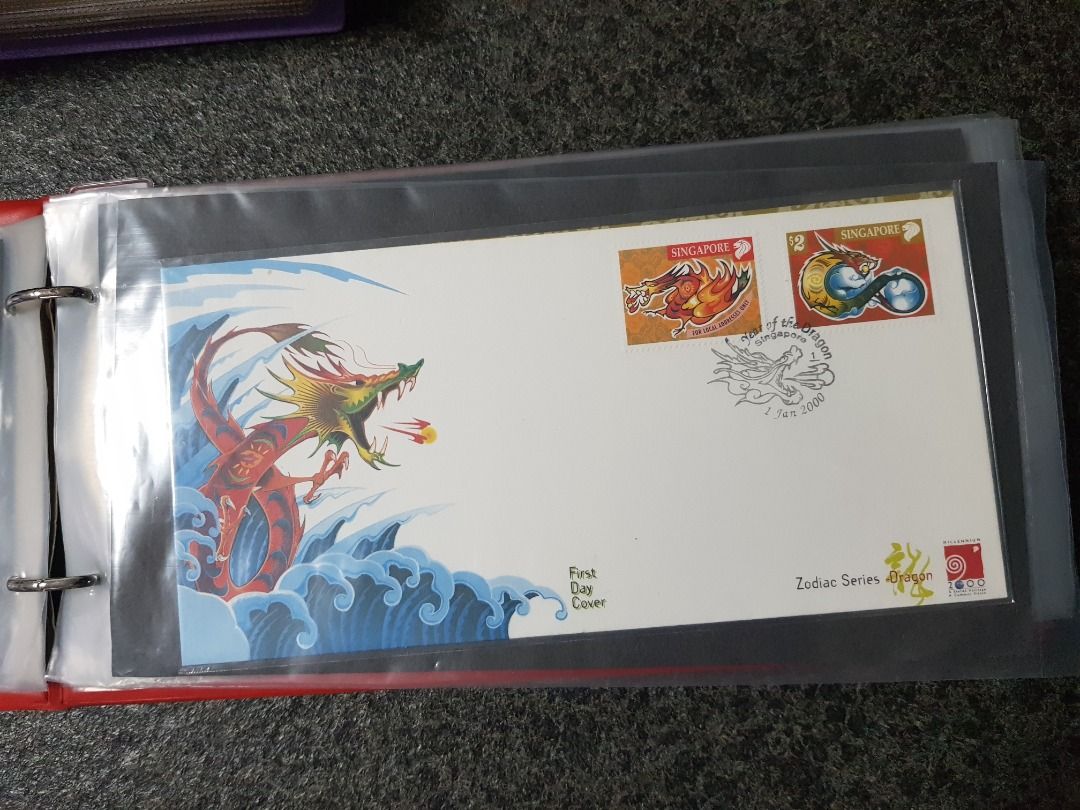 2000 Year of the Dragon First Day Cover with Stamps, Hobbies & Toys ...
