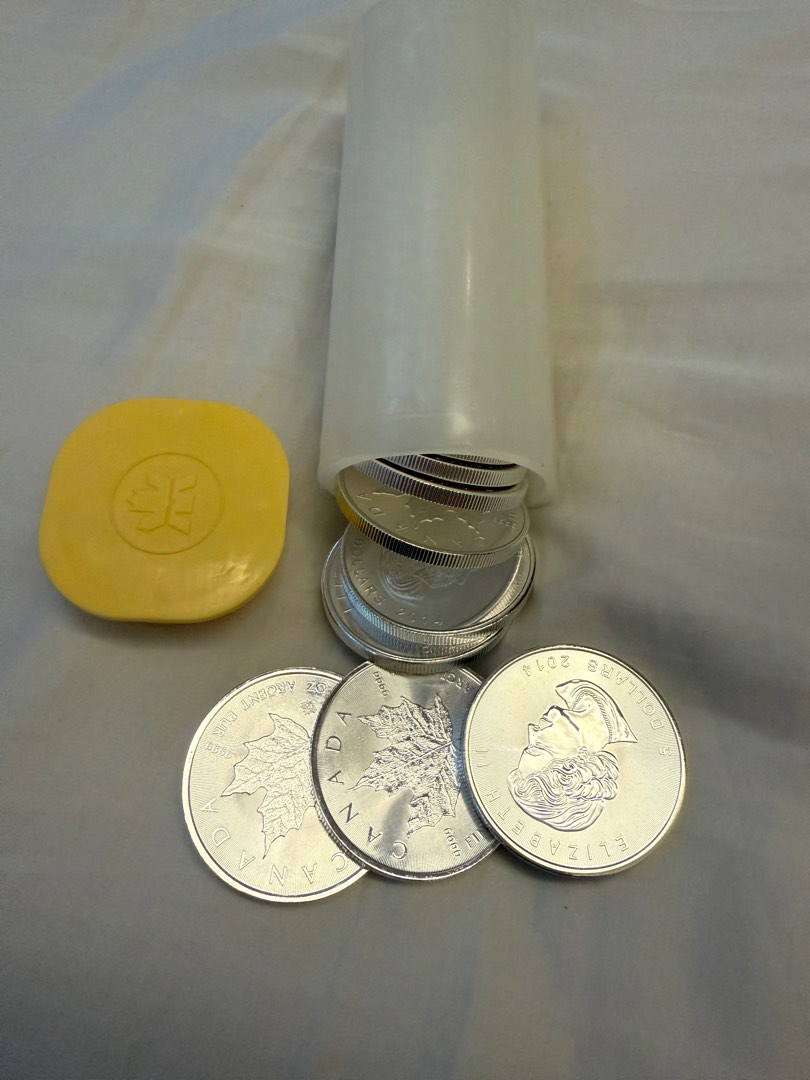 2014 25 pcs Canadian Silver Maple Leaf 1 OZ Silver Coins, Hobbies ...