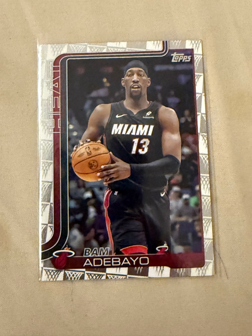 2025-26 Topps Bam Adebayo #75 (Season Tip-Off), Hobbies & Toys, Toys ...