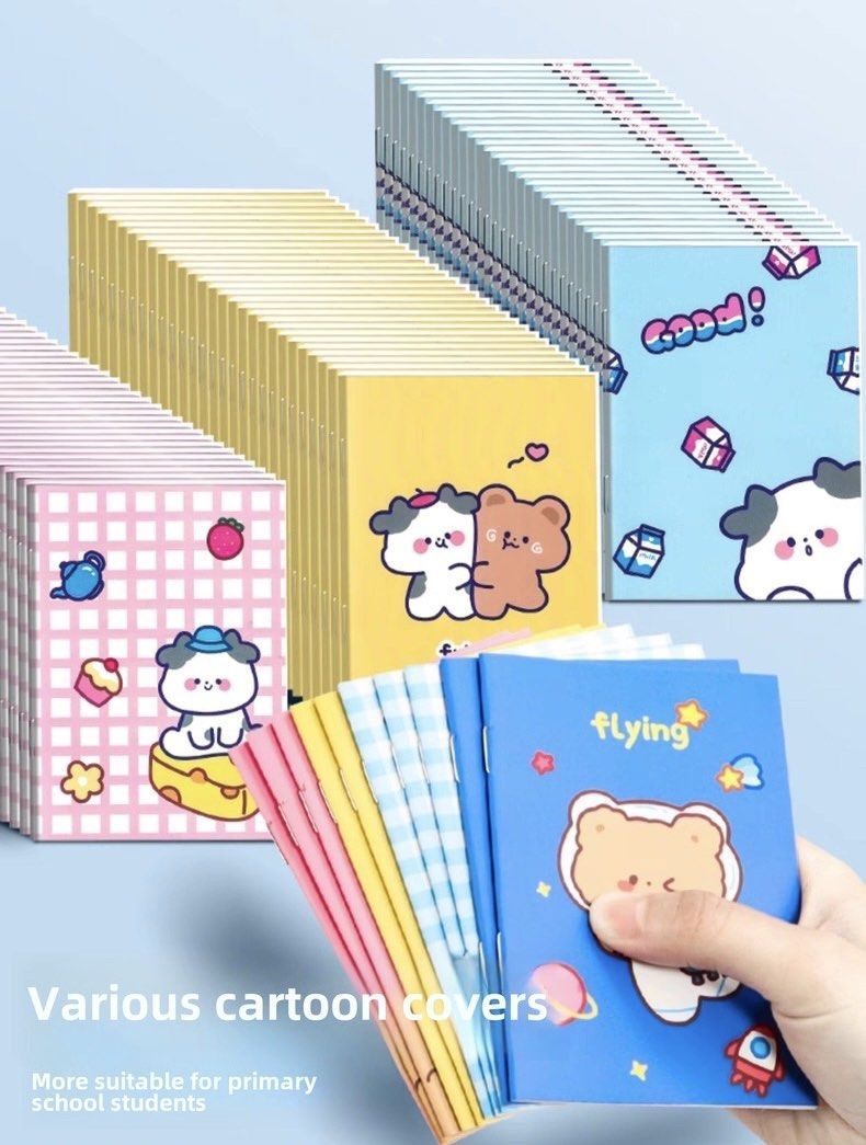 25 Cute Cartoon Notebooks - Portable Size, Hobbies & Toys, Stationery ...