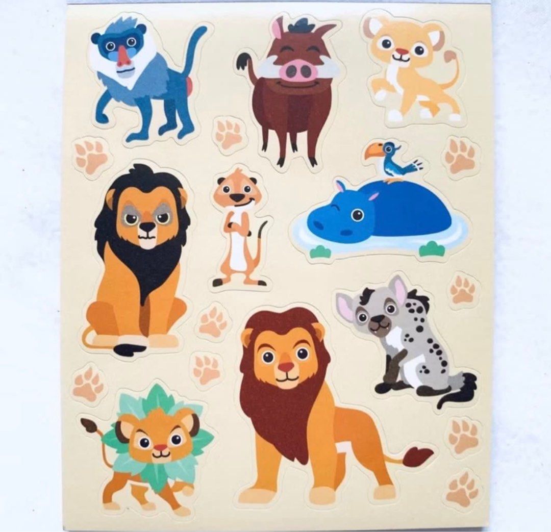 270 Mini Animal Kingdom Sticker, Hobbies & Toys, Stationery & Craft ...