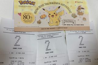 NTUC Bonus Point, Tickets & Vouchers, Vouchers on Carousell