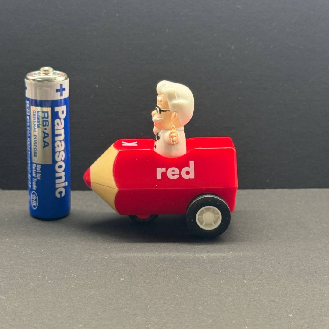 KFC Kentucky Colonel Sanders Pull-Back Car Meal Toy Car Figure Toy ...