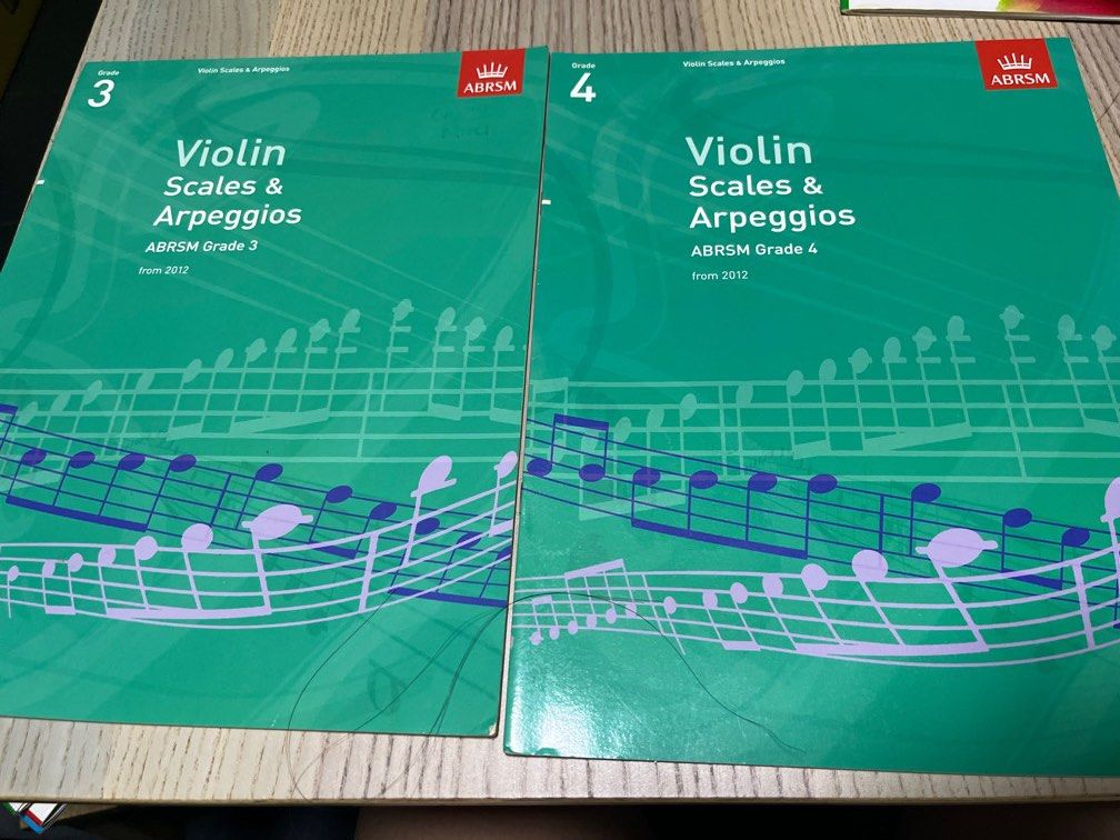 ABRSM violin scales book, Hobbies & Toys, Music & Media, Music Scores ...