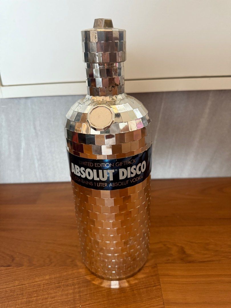Absolut Disco Limited Edition Vodka Bottle, Food & Drinks, Alcoholic ...