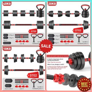 25kg Adjustable Dumbbells - Home Gym Equipment, Sports Equipment ...