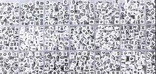 Alphabet Beads Box (Cube - Colour), Hobbies & Toys, Stationery & Craft ...