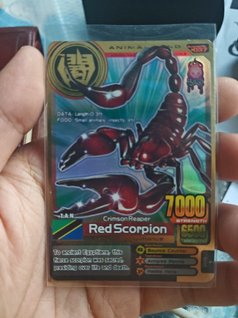 Animal Kaiser Plus Red Scorpion Card, Hobbies & Toys, Toys & Games on ...
