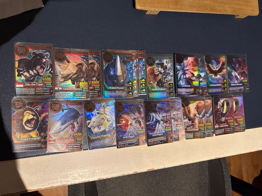 Animal Kaiser Trading Cards - Red Scorpion & More, Hobbies & Toys, Toys ...