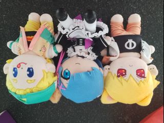 Re:Zero Plushies - Rem, Ram, and Beatrice, Hobbies & Toys, Toys & Games ...