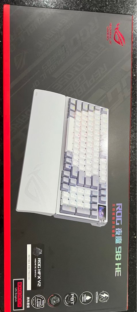 ASUS ROG Azoth 98HE Wireless Mechanical Gaming Keyboard, Computers ...