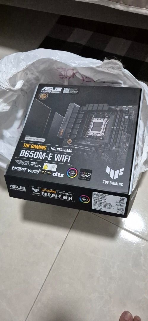 ASUS TUF GAMING B650M-E WIFI Motherboard, Computers & Tech, Parts ...