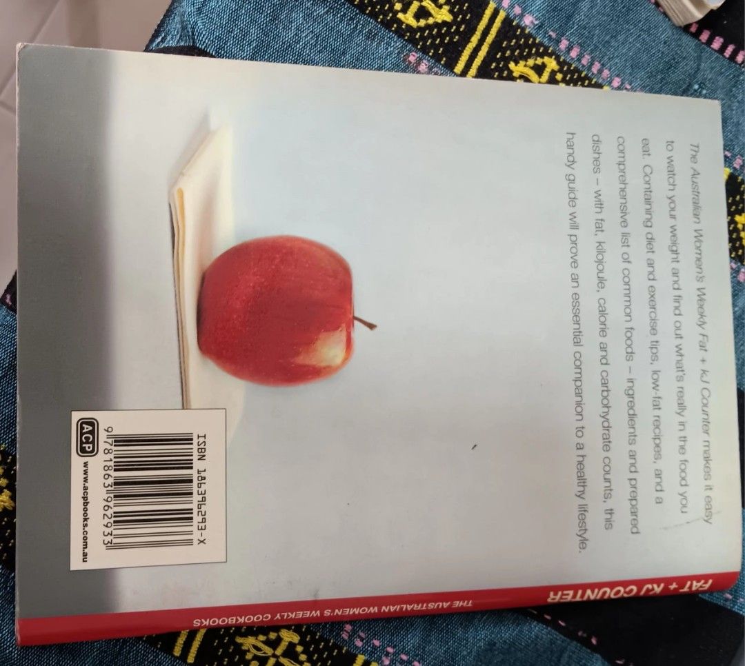 Australian Women's Weekly Fat + KJ Counter Cookbook, Hobbies & Toys ...