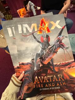 Avatar: Fire and Ash IMAX Movie Poster, Hobbies & Toys, Collectibles ...