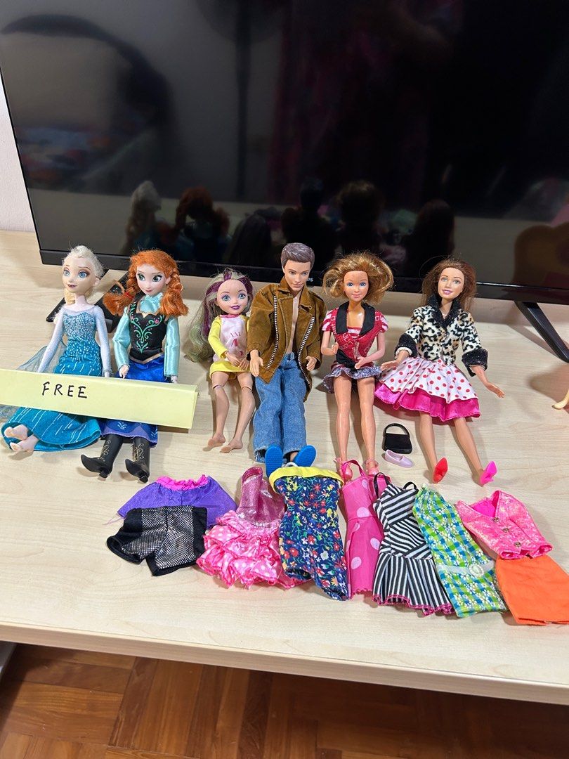 Barbie dolls and barbie furnitures, Hobbies & Toys, Toys & Games on ...