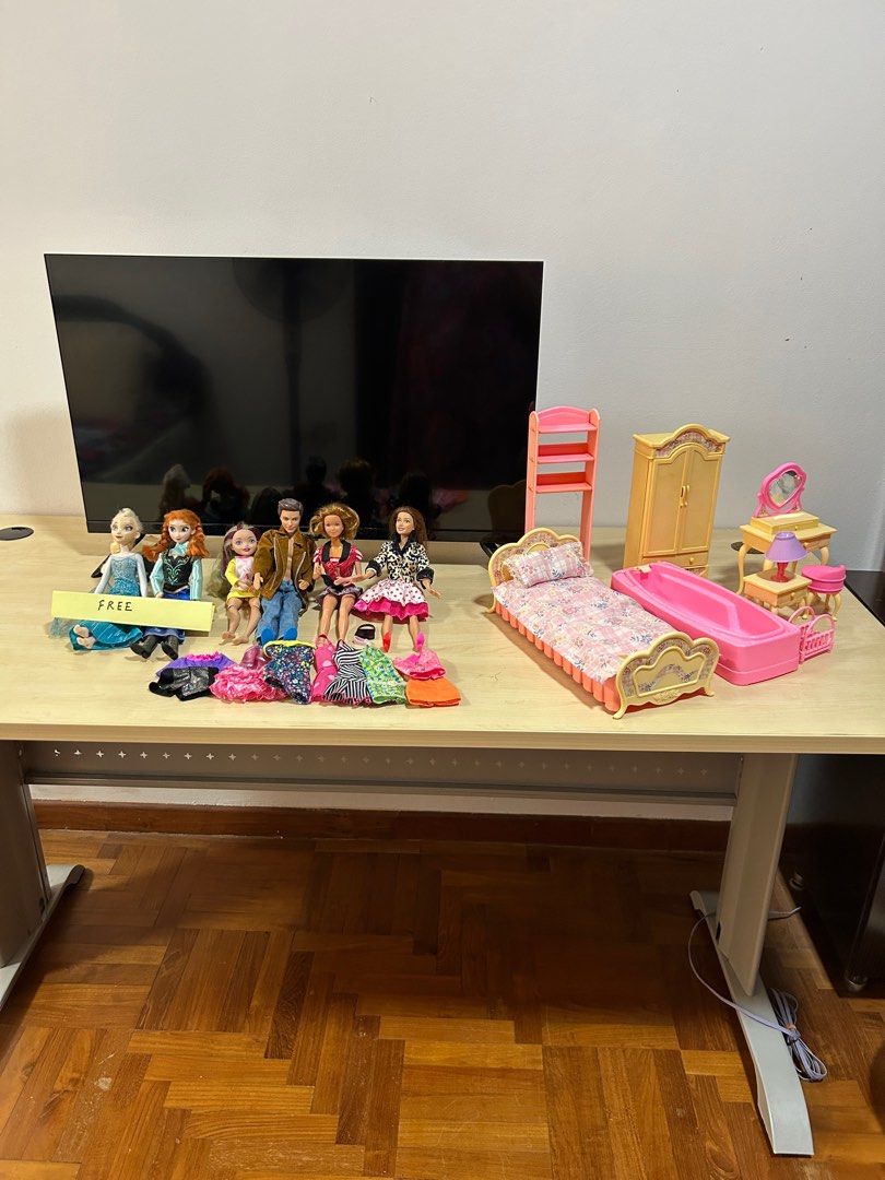 Barbie dolls and barbie furnitures, Hobbies & Toys, Toys & Games on ...