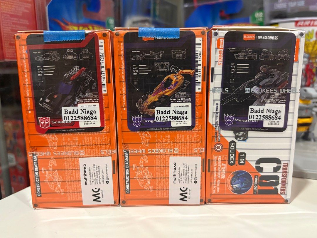 Blokees Wheels Transformers Scamper or Drag Strip or Megatron, Hobbies ...