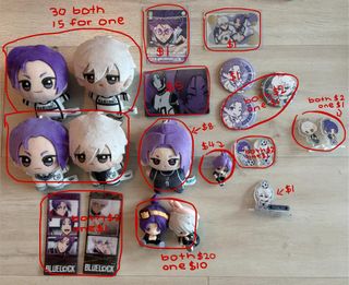 Blue Lock Anime Badges, Hobbies & Toys, Memorabilia & Collectibles, J ...