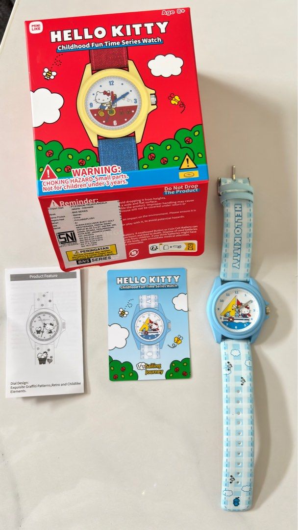 No nego Brand new Blind Box Hello Kitty Childhood Fun Time Series Watch ...