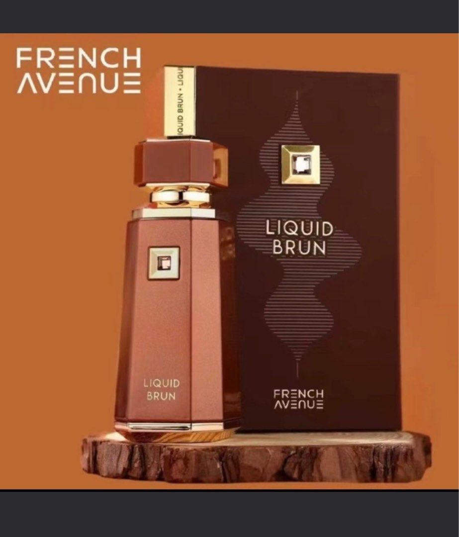 Brand New French Avenue Liquid Brun edp 100ml, Beauty & Personal Care ...