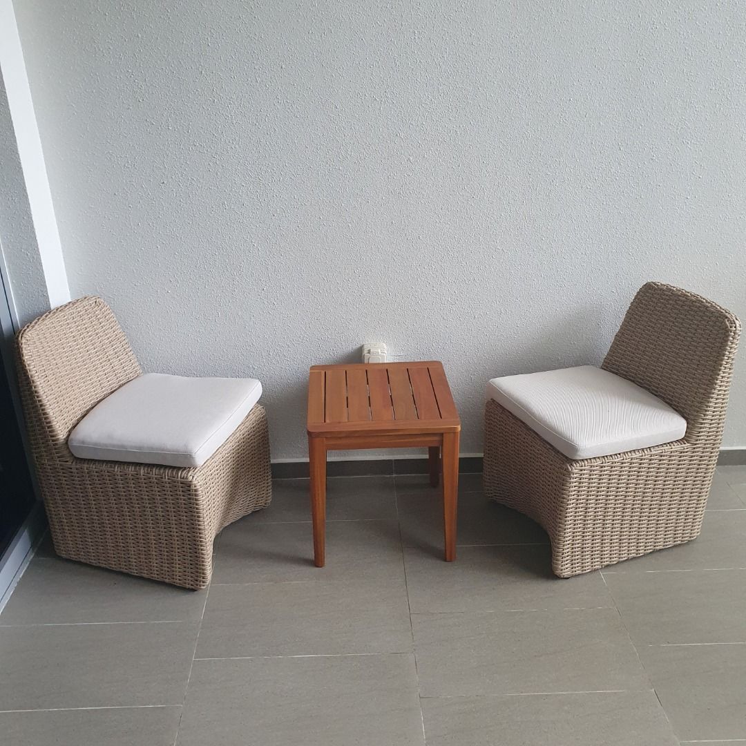 Castlery Maui Side Table (Chairs listed separately), Furniture & Home ...