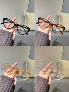 Leopard Print Cat-Eye Eyeglasses, Women's Fashion, Watches ...