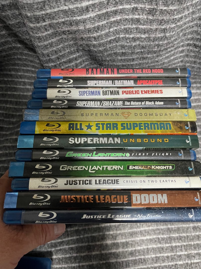 DC Animated Blu-ray Movie Collection, Hobbies & Toys, Music & Media ...