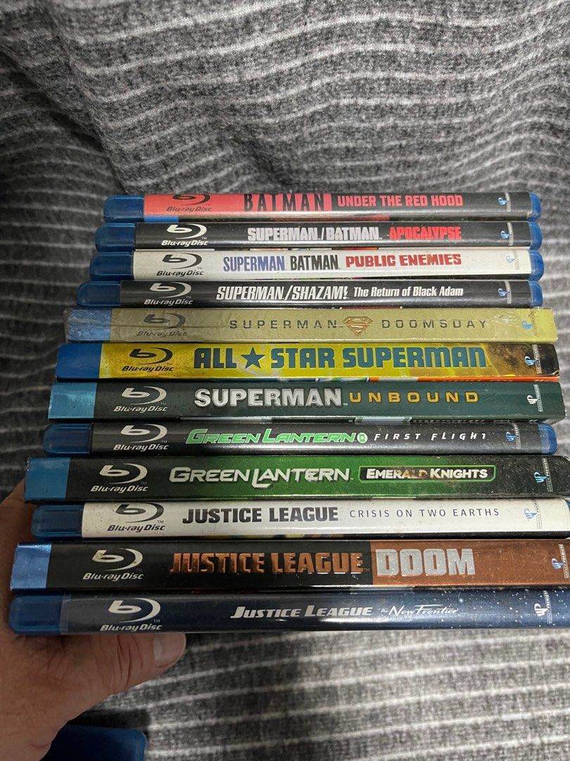 DC Animated Blu-ray Movie Collection, Hobbies & Toys, Music & Media ...