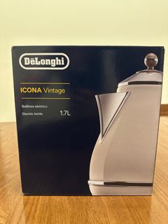 DeLonghi Icona Vintage Electric Kettle, TV & Home Appliances, Kitchen ...