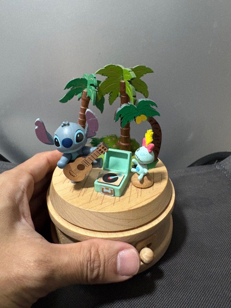Disney Stitch Music Box - Wonderful Life, Hobbies & Toys, Toys & Games ...