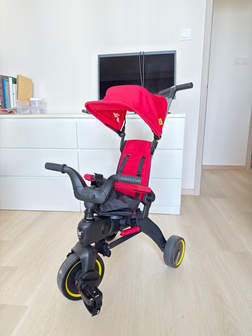 Doona Liki Trike S3 - Red, Babies & Kids, Going Out, Strollers on Carousell